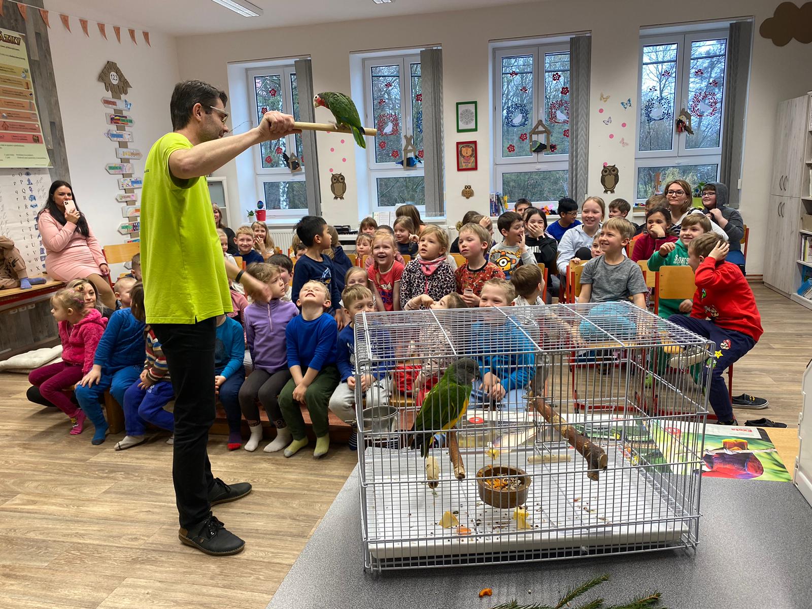 Projektový den EXOTICKÉ PTACTVO – Základní a mateřská škola Vražné